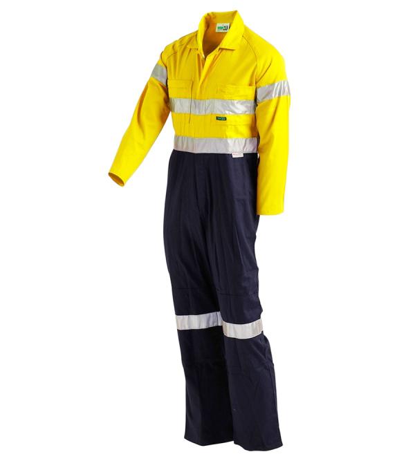 WorkIt Drill Overalls HV Tape - Overalls - Safety Zone Australia