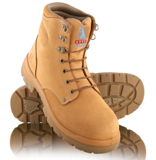 Steel Blue Argyle Safety Boot Wheat - Lace Up Footwear - Safety Zone ...