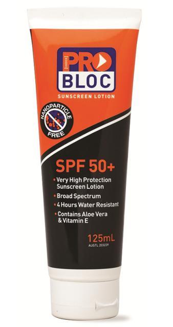 ProBloc 125ml Tube SPF50 - Sunscreen - Safety Zone Australia