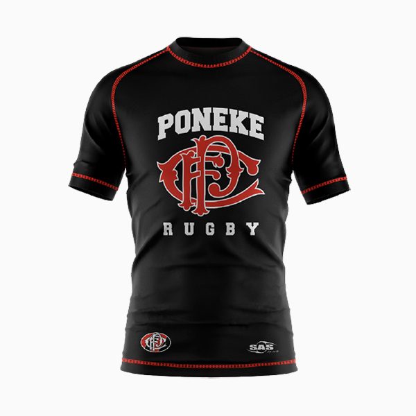 PONEKE RUGBY SUPPORTER’S T-SHIRT – BLACK (ITS 05) | SAS Sport
