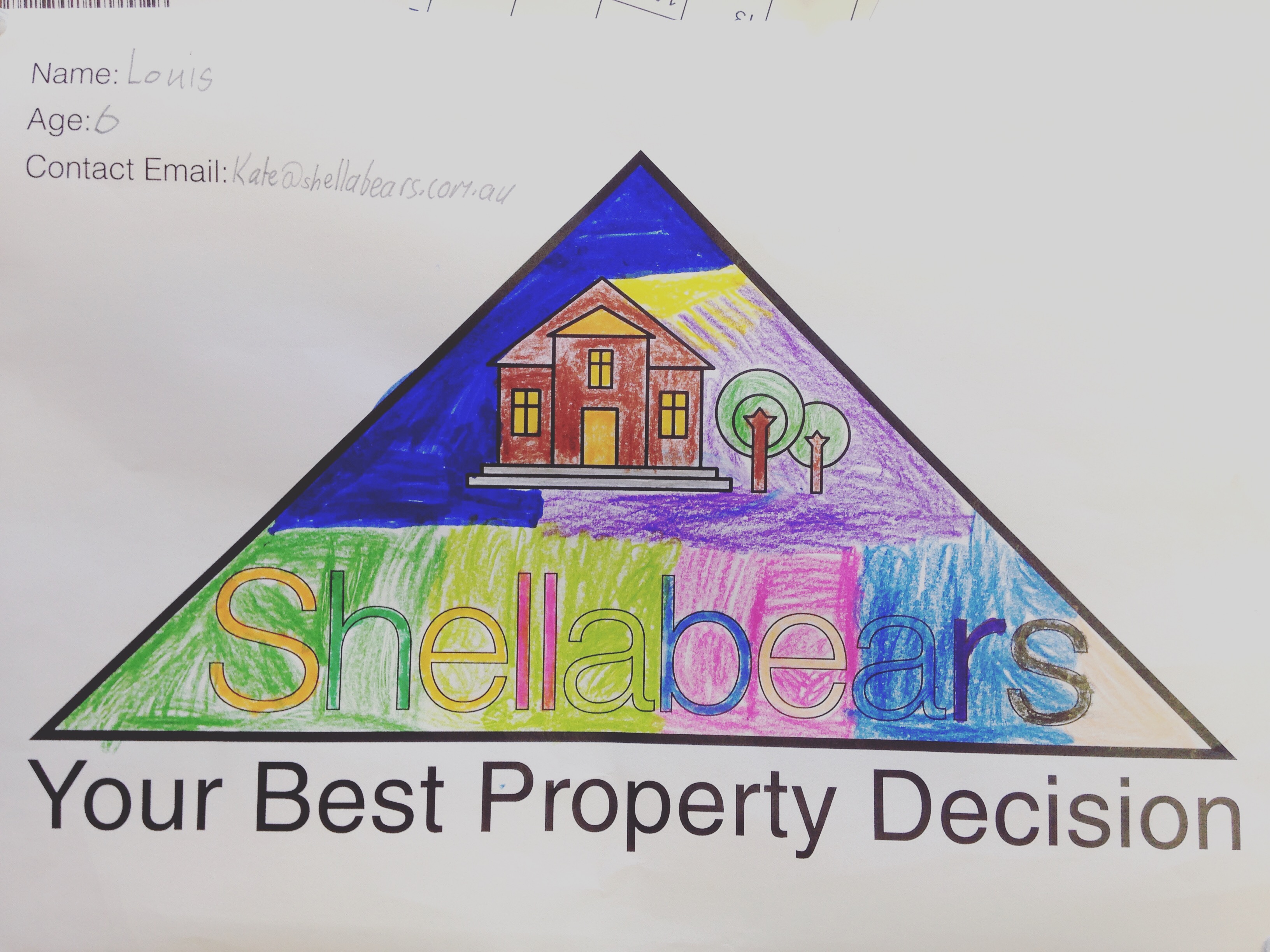 Colouring In Competition - Shellabears Perth