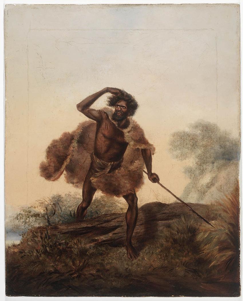 Paintings from the Collection: Aboriginal hunting | Gallery guides and ...