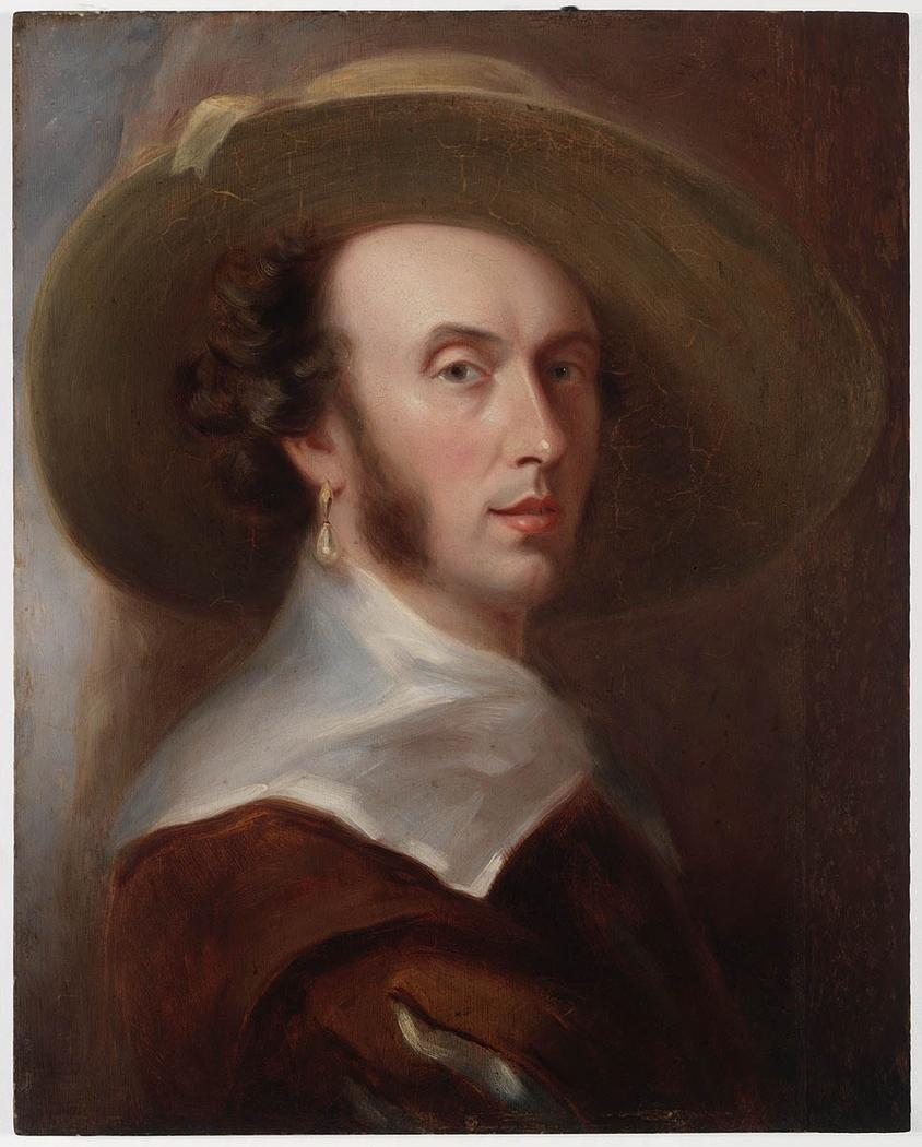 Paintings from the Collection: Fancy self-portrait | Gallery guides and ...