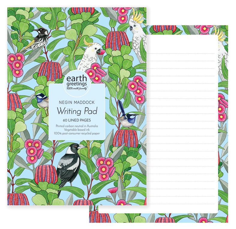 Native Jazz A5 Writing Pad - Library Shop - State Library of NSW