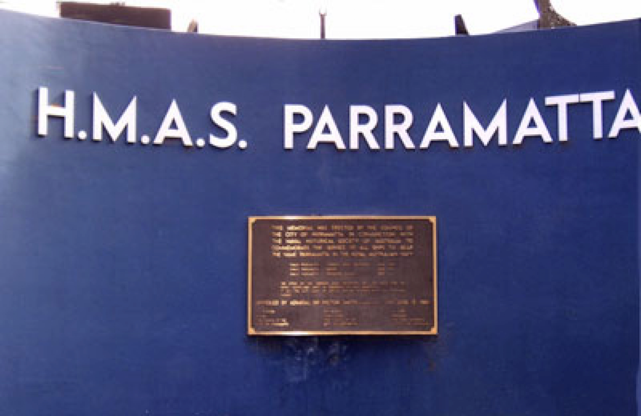 HMAS Parramatta | NSW War Memorials Register
