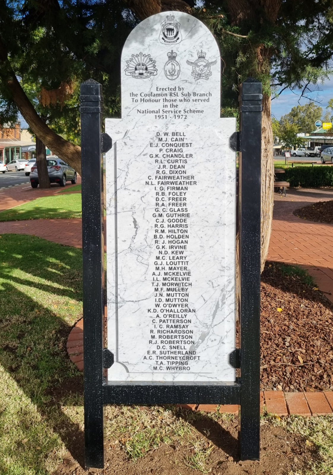 Coolamon National Service Memorial | NSW War Memorials Register