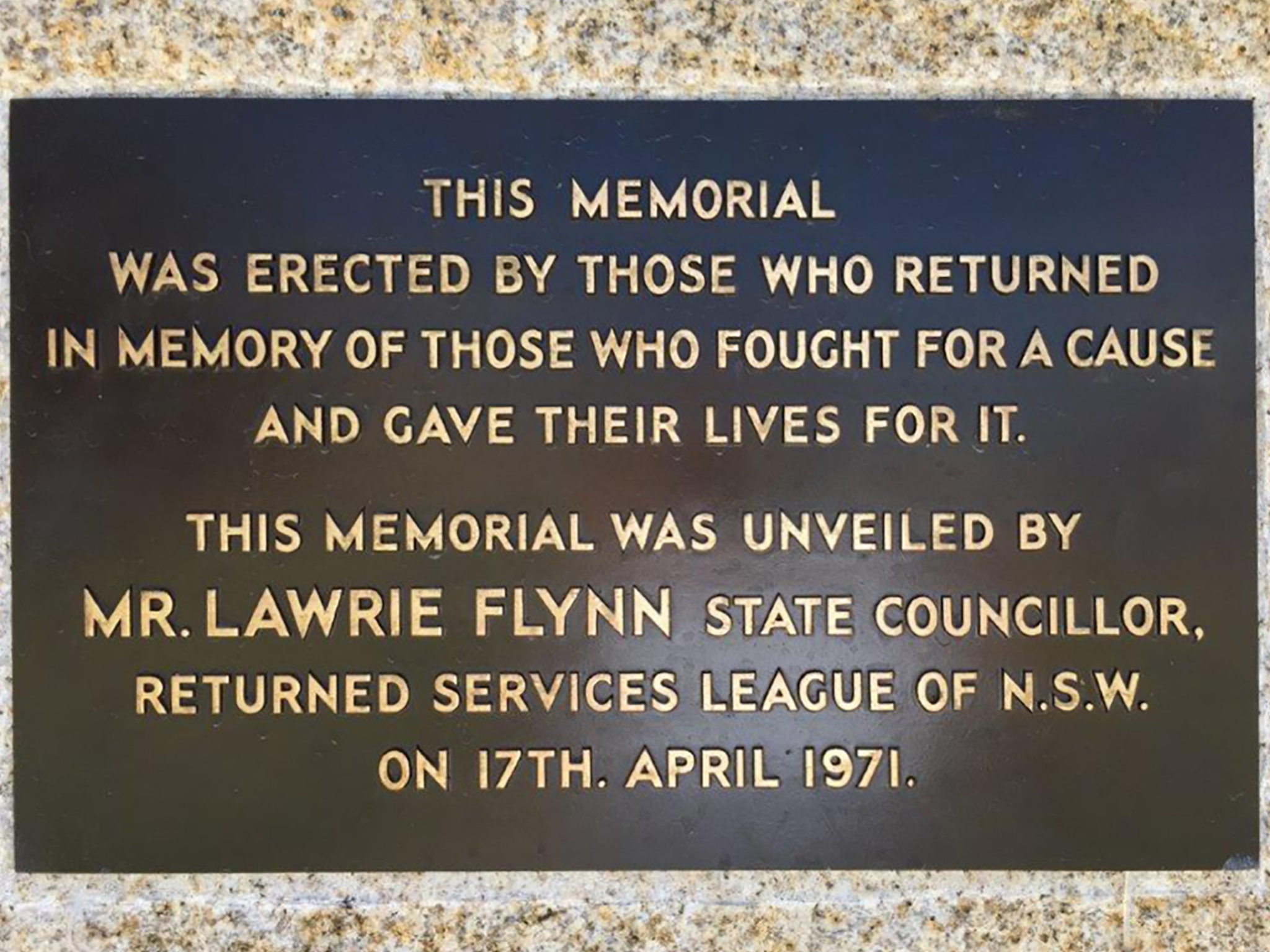 Toukley RSL sub-Branch Cenotaph | NSW War Memorials Register