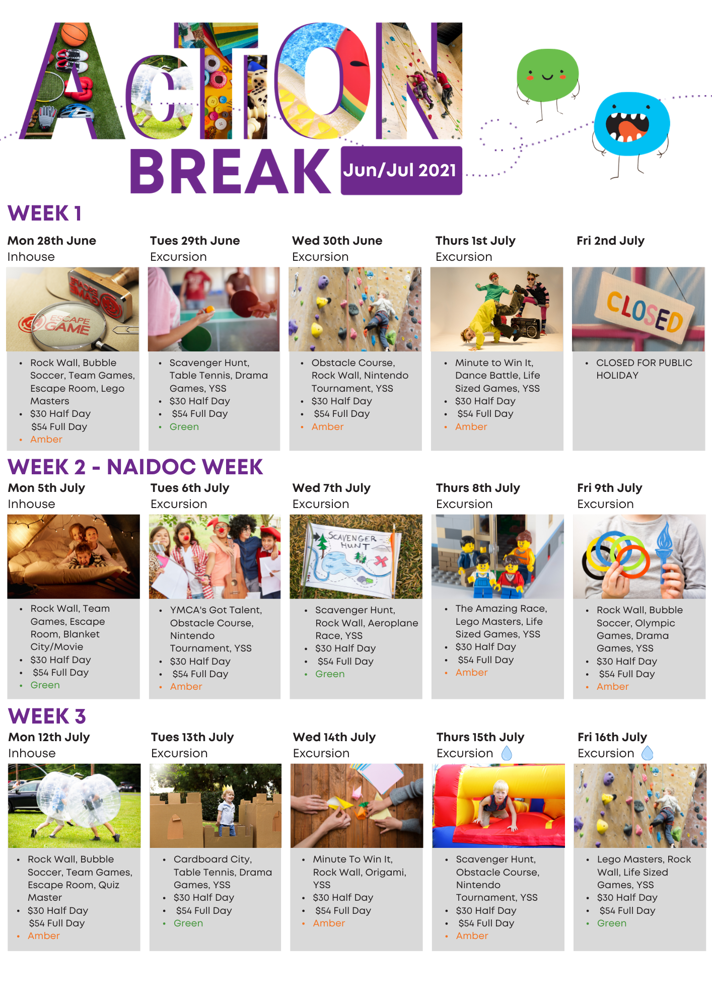 Action Break | Kilgariff Recreation Centre